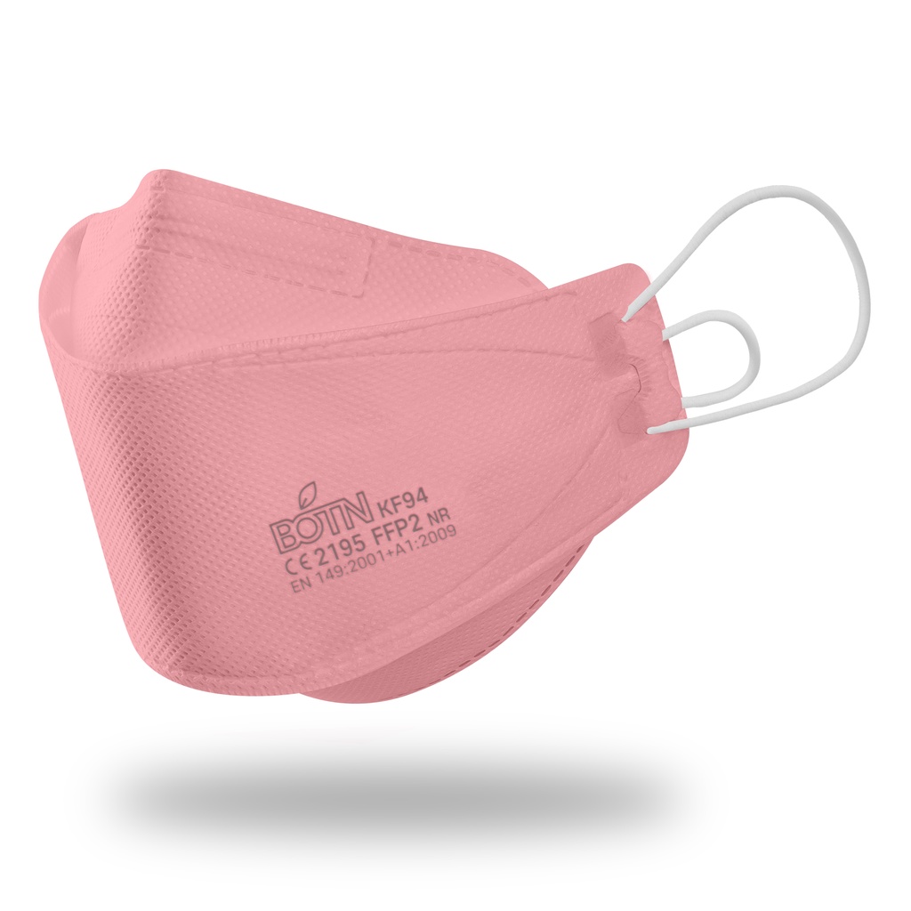BOTN KF94 mask Disposable mask Medium size Earloops Adjustable Pink ...