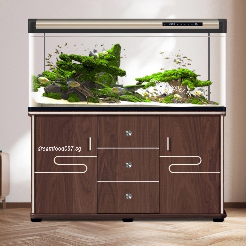 High Quality Fish Tank With Cabinet Water Free Aquarium Goldfish Tank ...