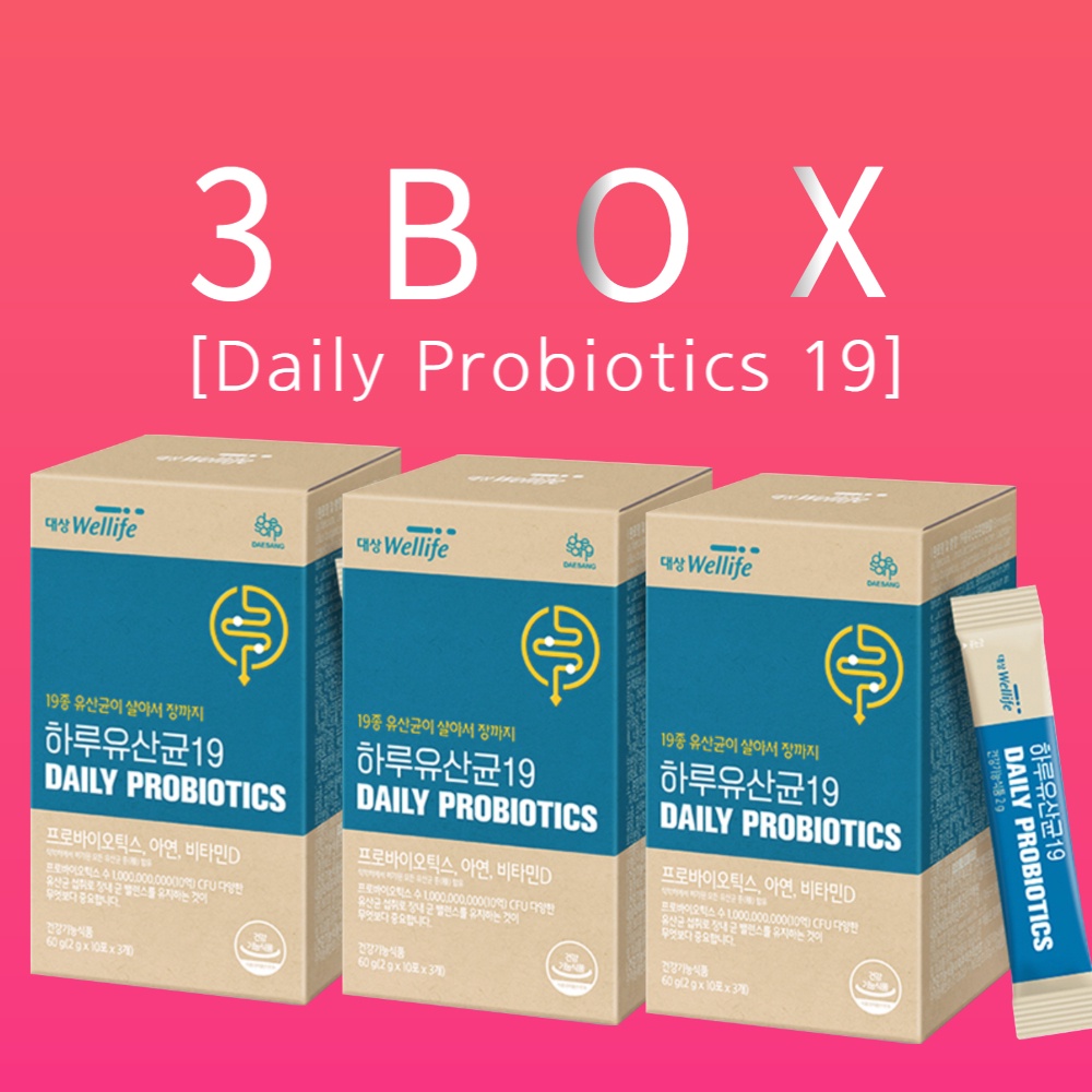 [Daesang Wellife] Daily Probiotics 19 Synbiotics - 2g x 30 sticks ...