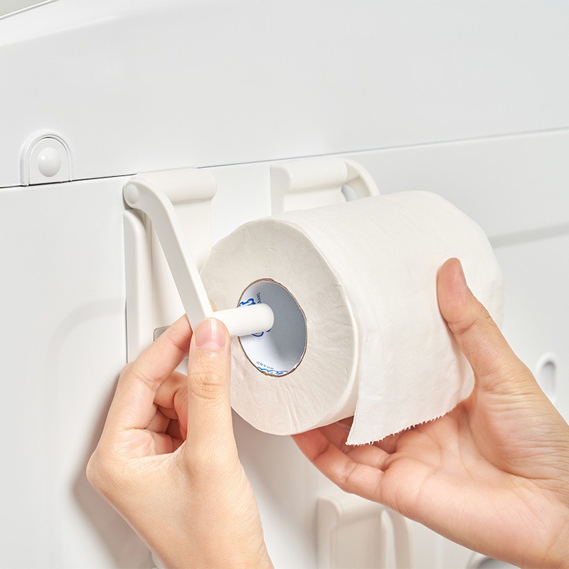 Kitchen Towel Tissue Paper Roll Holder Toilet Magnetic Adjustable ...