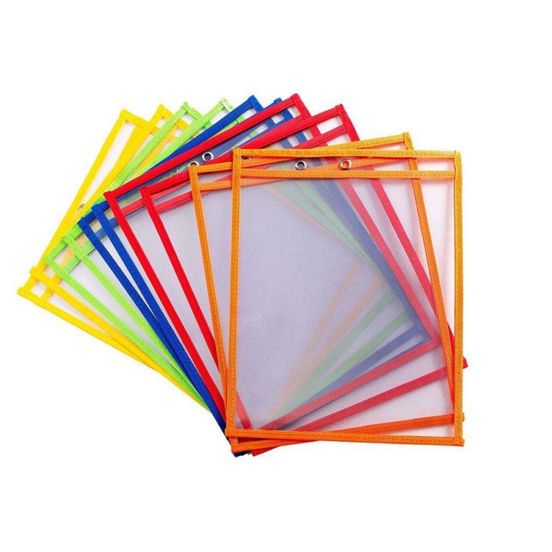 [SG SELLER LOCAL STOCK] 30PCS Assorted Colors Clear PVC Reusable Dry ...