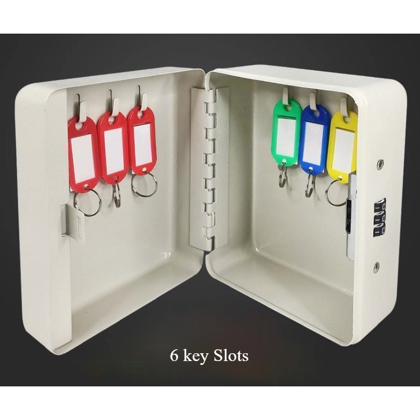 TOPFINE 6 / 20 Key Slots Keys Box Password Lock Metal Keys Storage Wall ...