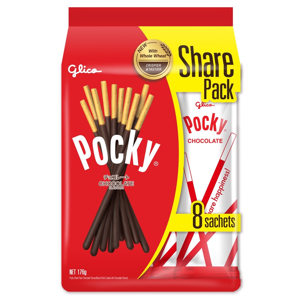 Glico Pocky Chocolate Value Pack (8x22g) | Shopee Singapore