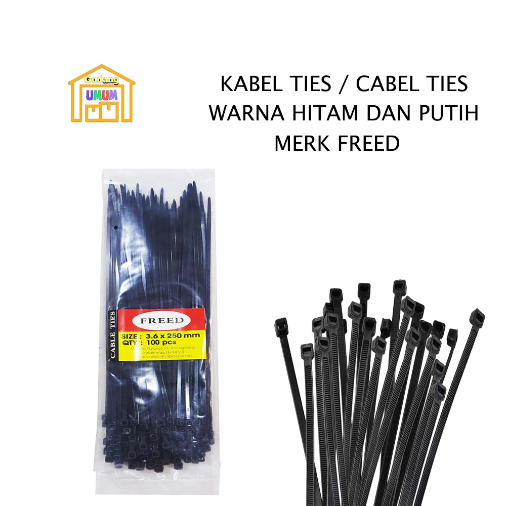 Nylon Cable Ties FREED Brand Cable Ties Tie Rope | Shopee Singapore
