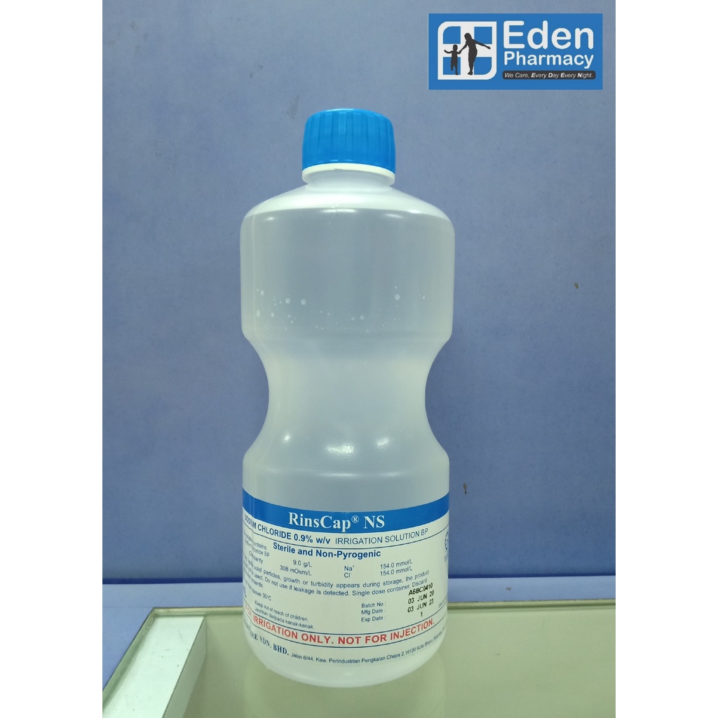 Rinscap NS Sodium Chloride 0.9% w/v Irrigation Solution BP Normal ... Rinscap NS Sodium Chloride 0.9% w/v Irrigation Solution BP Normal ...