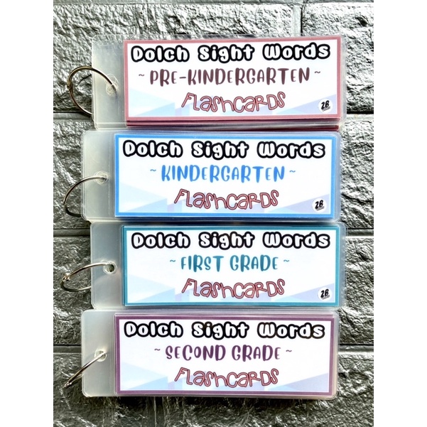 Dolch Sight Words Reading Flashcards | Shopee Singapore