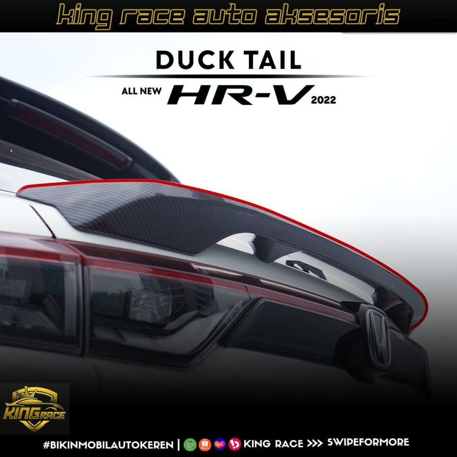 Duck Tail Car All New HRV 2022-2023 Mugen Otoproject Model | Shopee ...