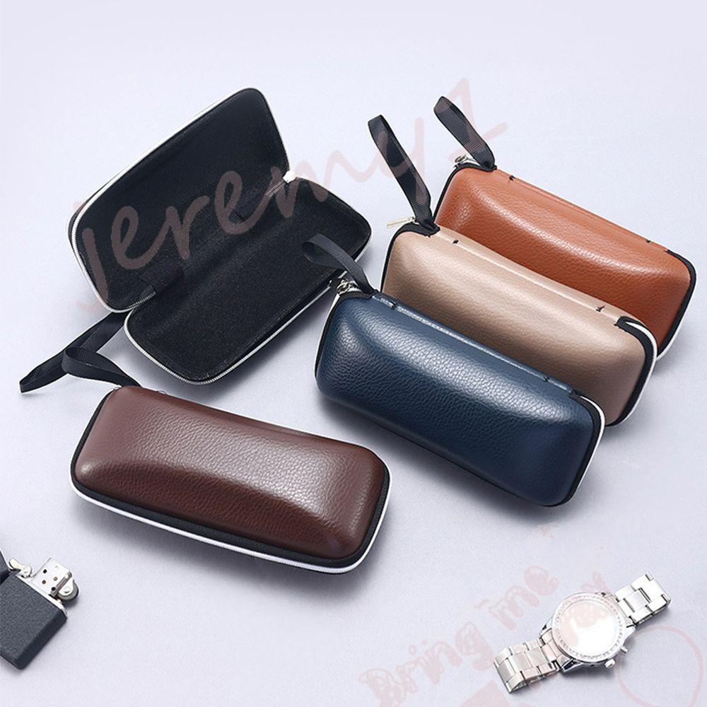 JEREMY1 Glasses Box Women Student Lychee Pattern Eyeglass Hard Box ...