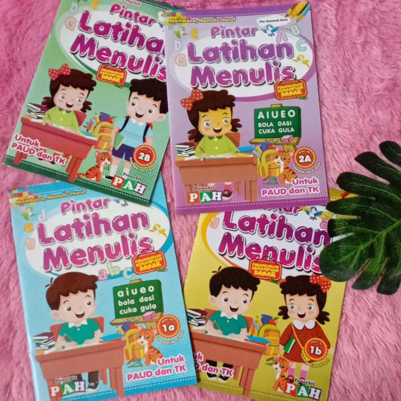 Smart Children's Books Writing For PAUD And TK With Pictures And Colors ...