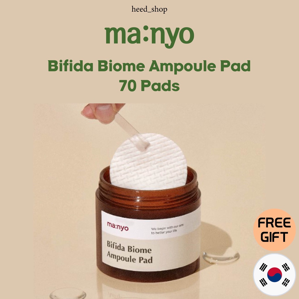 READY [ma:nyo] Manyo Factory Bifida Biome Ampoule Pad (70Pads) / Free ...