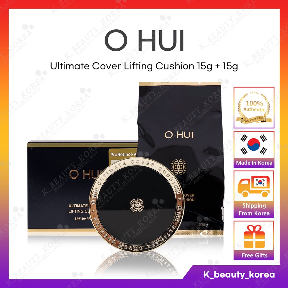 [O HUI] Ultimate Cover Lifting Cushion 15g (SPF50+/PA+++) / Makeup Base ...