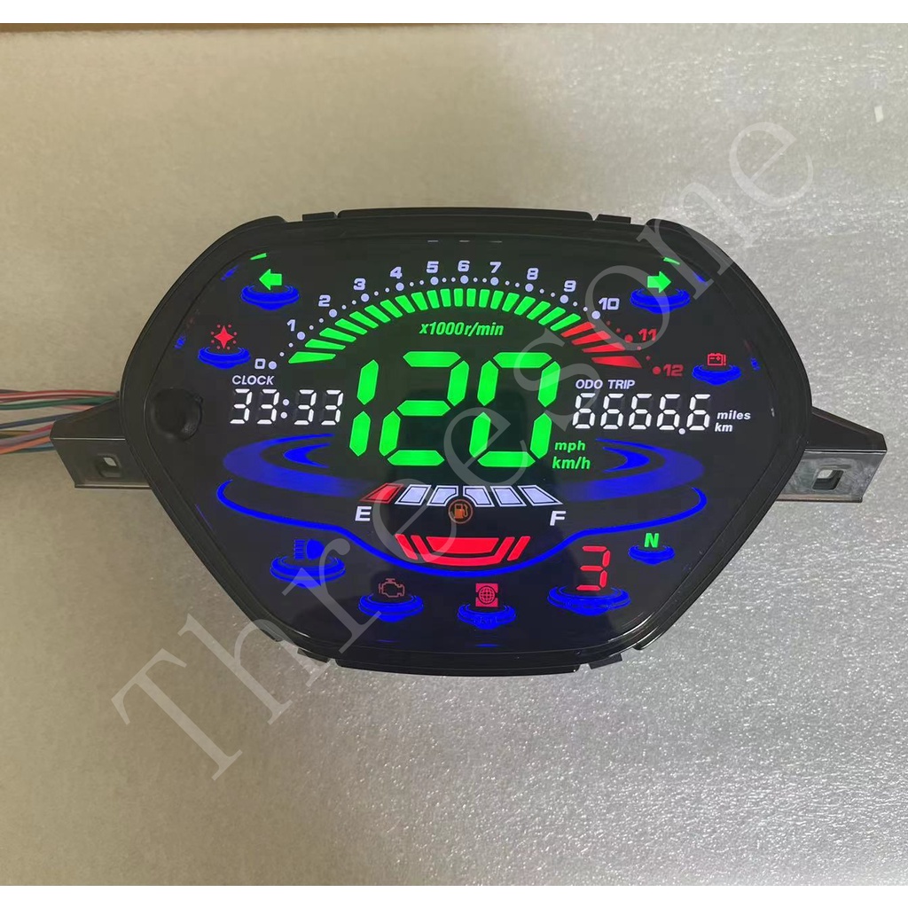For Honda EX5 CX DX CD110 Wave100 Alpha Class1 Tokyoda Full LED DIGITAL ...