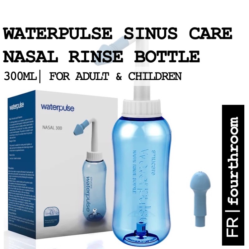 Waterpulse Sinus Care Nasal Rinse Bottle 300ml & Salt | For Adults ...