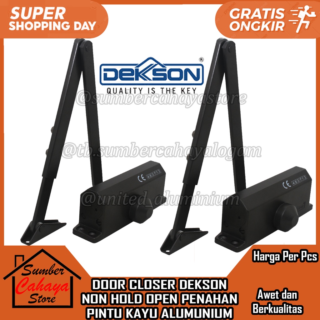 Door Closer Dekkson Dekson Dcl 300 Nho Automatic Aluminum Wood Door ...