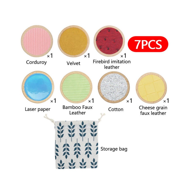 Children Sensory Toy Montessori Tactile Board Baby Touch Perception ...