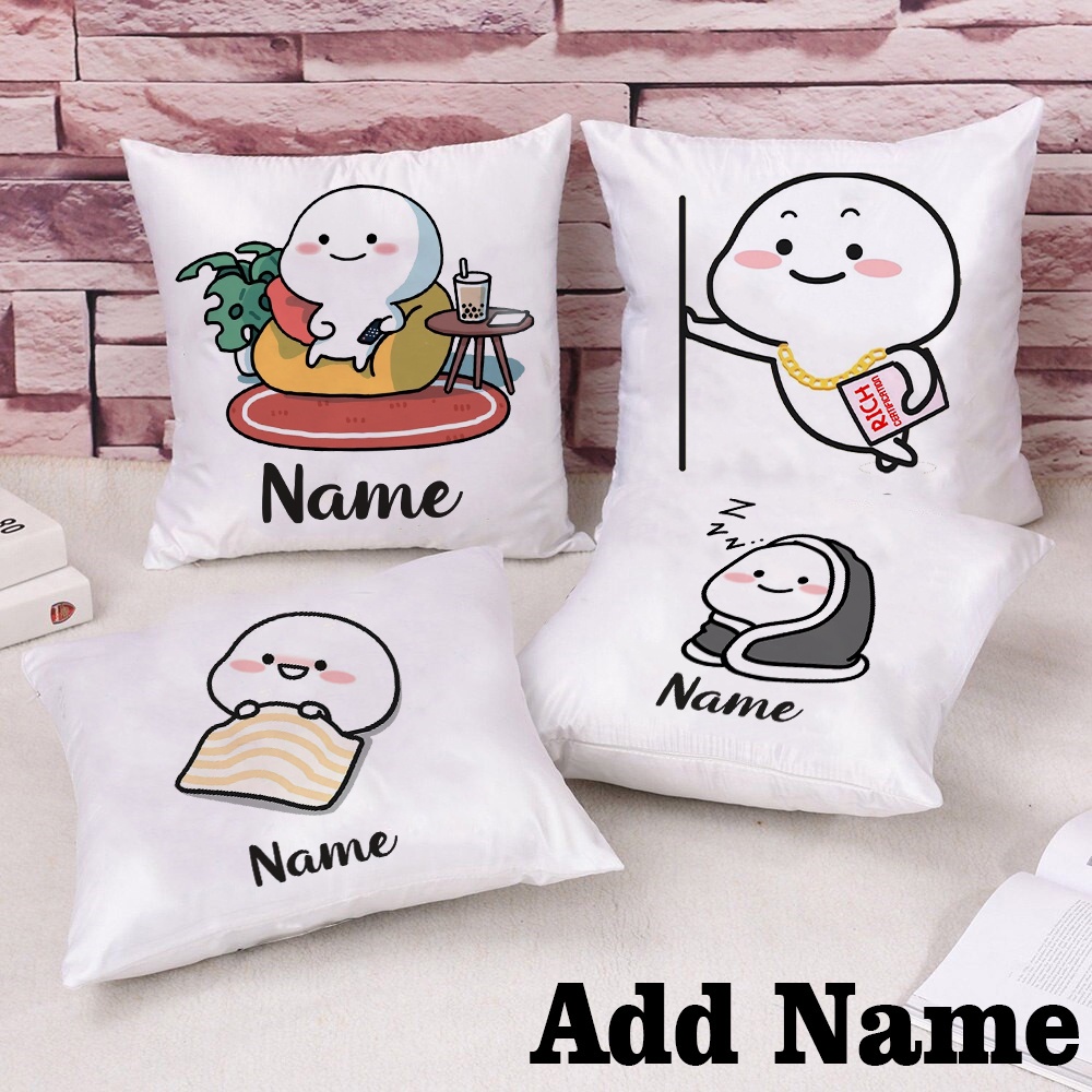Quby with Name Custom Pillow Case 45*45 Personalized QUBY Decorative ...