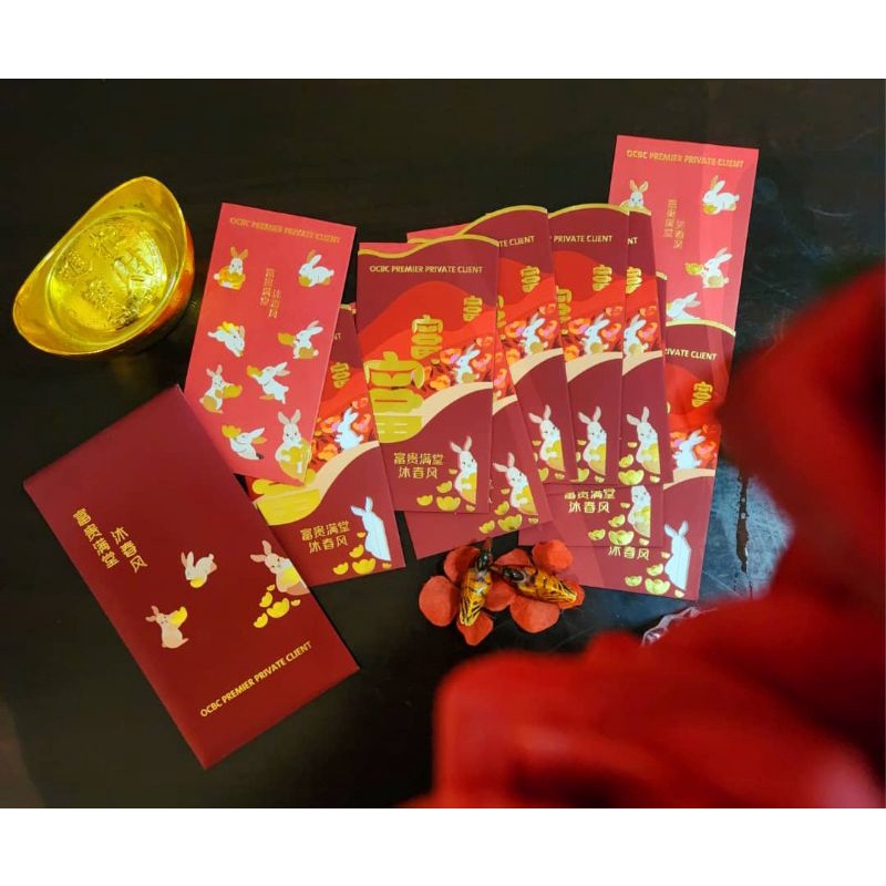 OCBC Premier Private Banking Ang Pow Red Packets Ang Pow | Shopee Singapore
