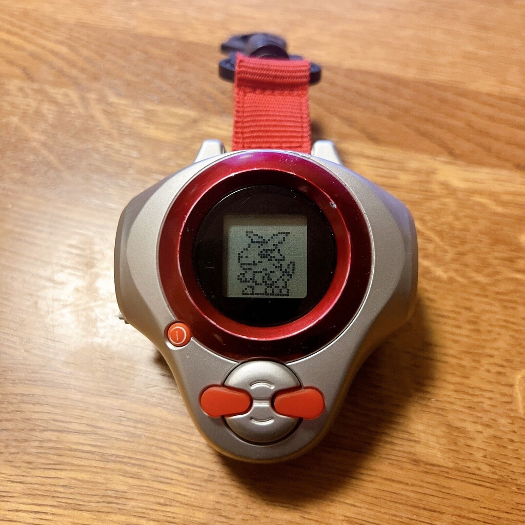 Bandai Digimon Digivice Digital monster D-Ark Version 1 Red and Silver ...