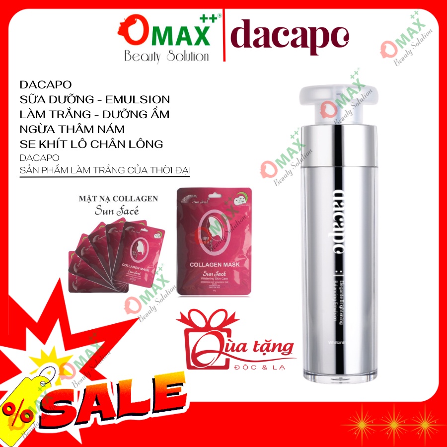 Liquidation of DACAPO Series - WHITENING SERUM, HELP REDUCE DARKNESS ...