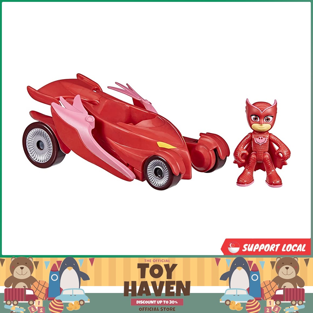[sgstock] PJ Masks Owlette Deluxe Vehicle Preschool Toy, Owl Glider Car ...