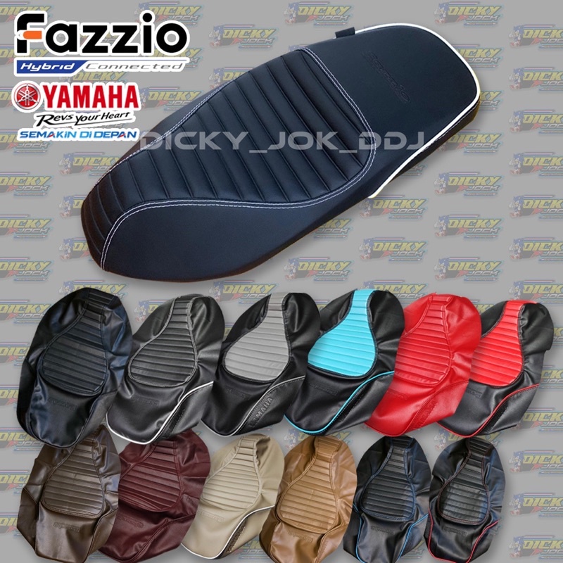 Motorcycle Seat Leather Motorcycle Seat Cover Yamaha FAZZIO Model ...