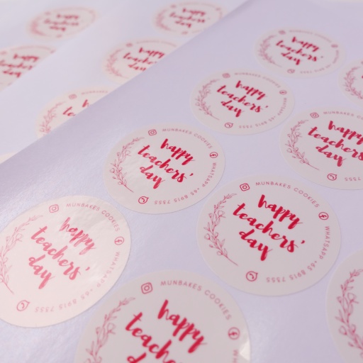 [SG Stock from $0.07] Personalised Custom A4 Sticker Brand Decal ...