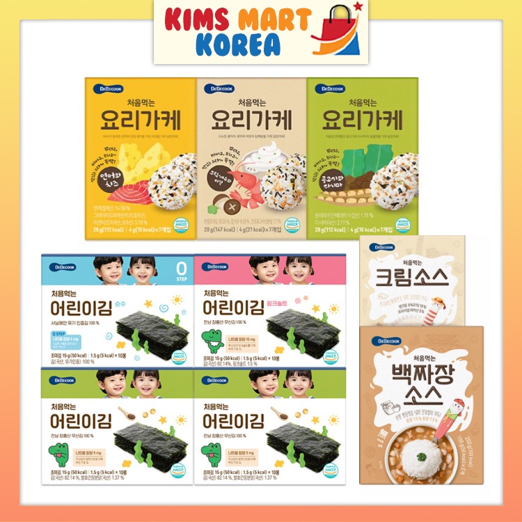 Bebecook First Korean Food Topping Sauce Seaweed Organic Rice Powder ...