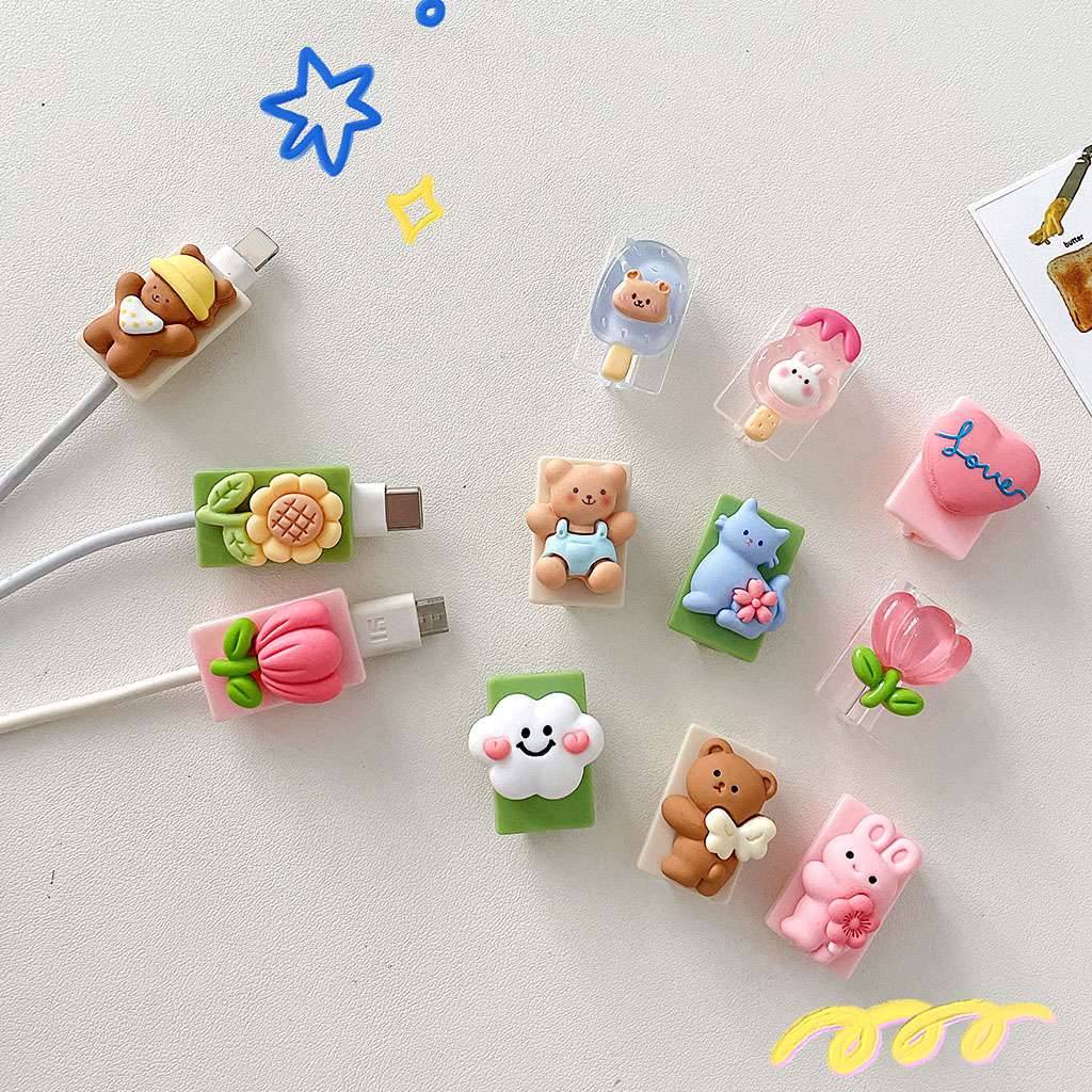 Casing for USB Charging Cable Protector Data Line Cord Macaron Color ...