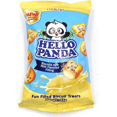 Meiji Hello Panda Strawberry Biscuits 35g | Shopee Singapore
