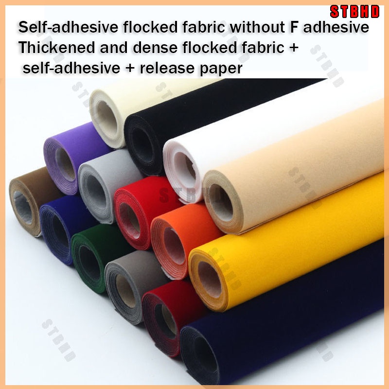 Fabric Self-adhesive Flannel Counter Drawer Jewelry Thick Flocking ...