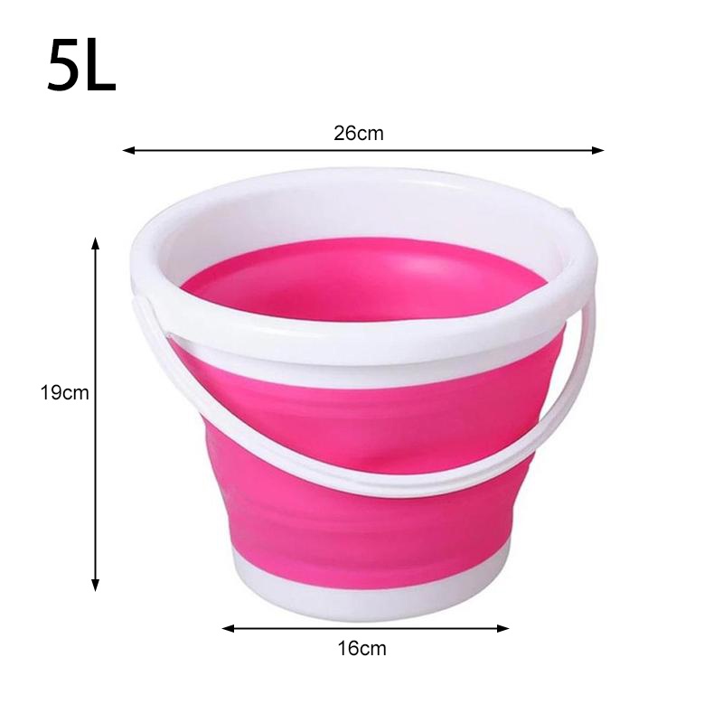【SG Stock】Premium Square Portable Collapsible Basin Pail Foldable Wash ...