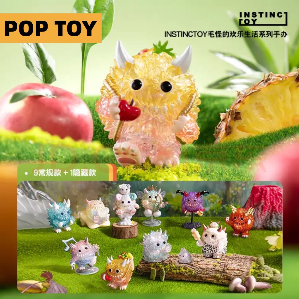 Instinctoy Monster Fluffy Joyful Life Series Blind box doll Popmart ...