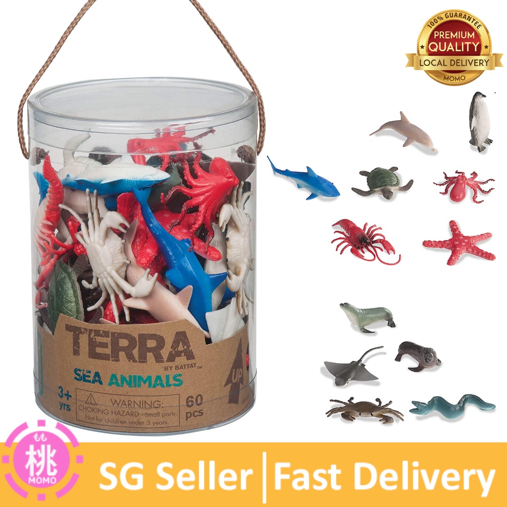 Terra by Battat - Sea Animals / Farm Animals / Horses in Tube Playset ...