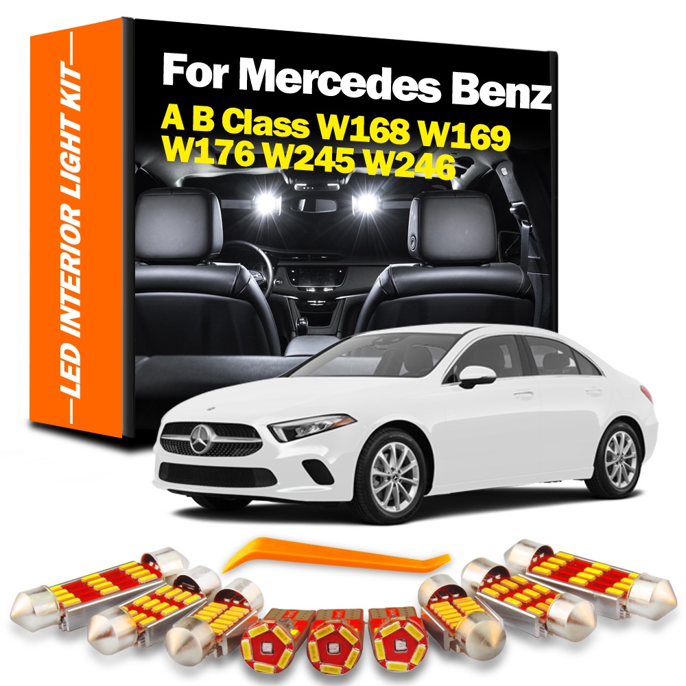 For Mercedes Benz A B Class W168 W169 W176 W245 W246 Car LED Interior ...