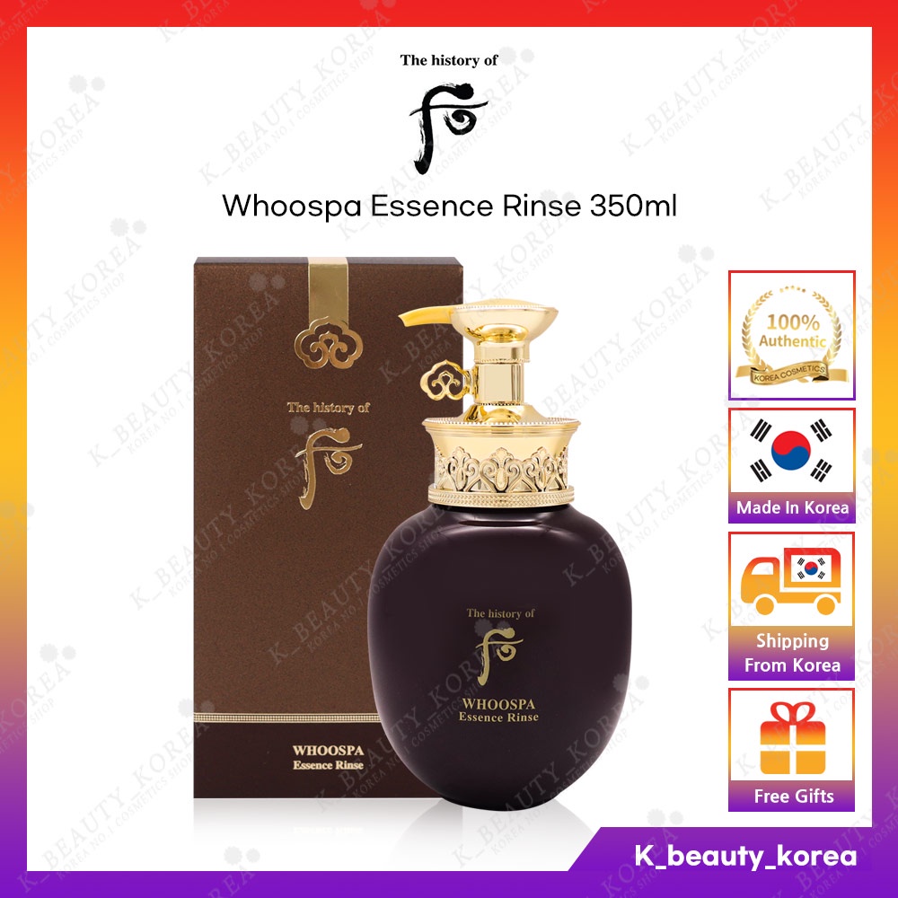 [The history of Whoo] Whoospa Essence Rinse 350ml / Hair Loss Care ...