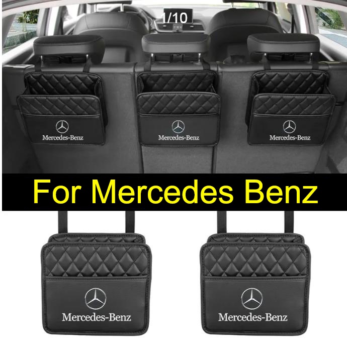 For Mercedes Benz Multifunctional Car Organizer Hanging Bag Seat Back ...