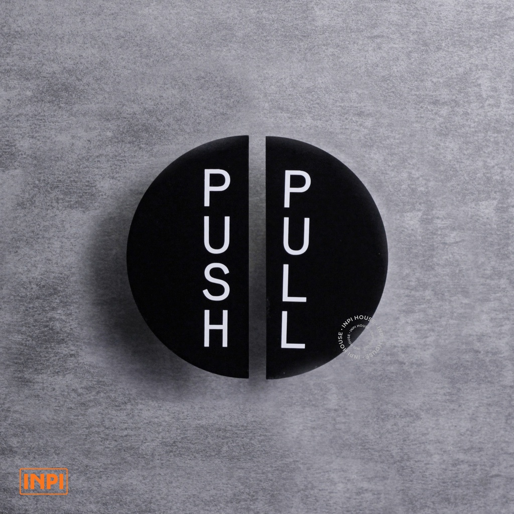 Push Pull Acrylic Sign Door Door Sign Board - INPI House | Shopee Singapore