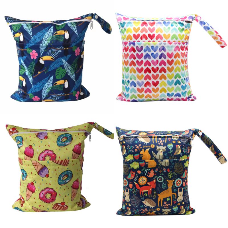 Baby diaper bag wet bag waterproof mask bag sanitary bag christmas ...