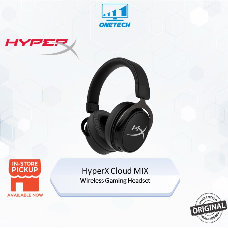 HyperX Cloud MIX Hi-Res Surround Gaming Headset ( Bluetooth Wireless ...