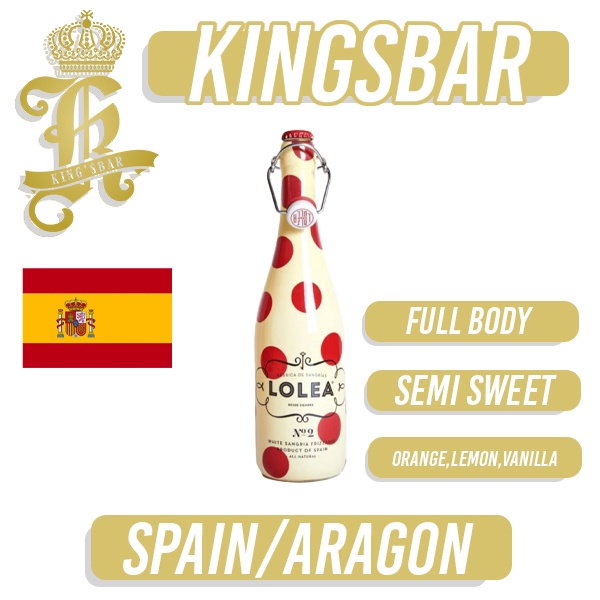 Lolea No.2 Sparkling White Sangria 750ml | Shopee Singapore