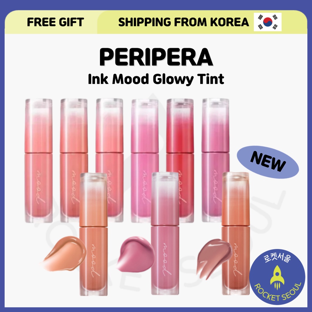 [PERIPERA] Ink Mood Glowy Tint (9 Colors) | Shopee Singapore