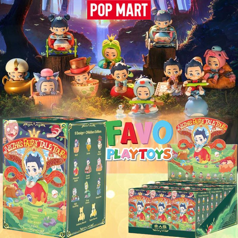 Pop MART x NEZHA - NEZHA's Fairy Tale Tour Series Blindbox Figure Set | Shopee Singapore