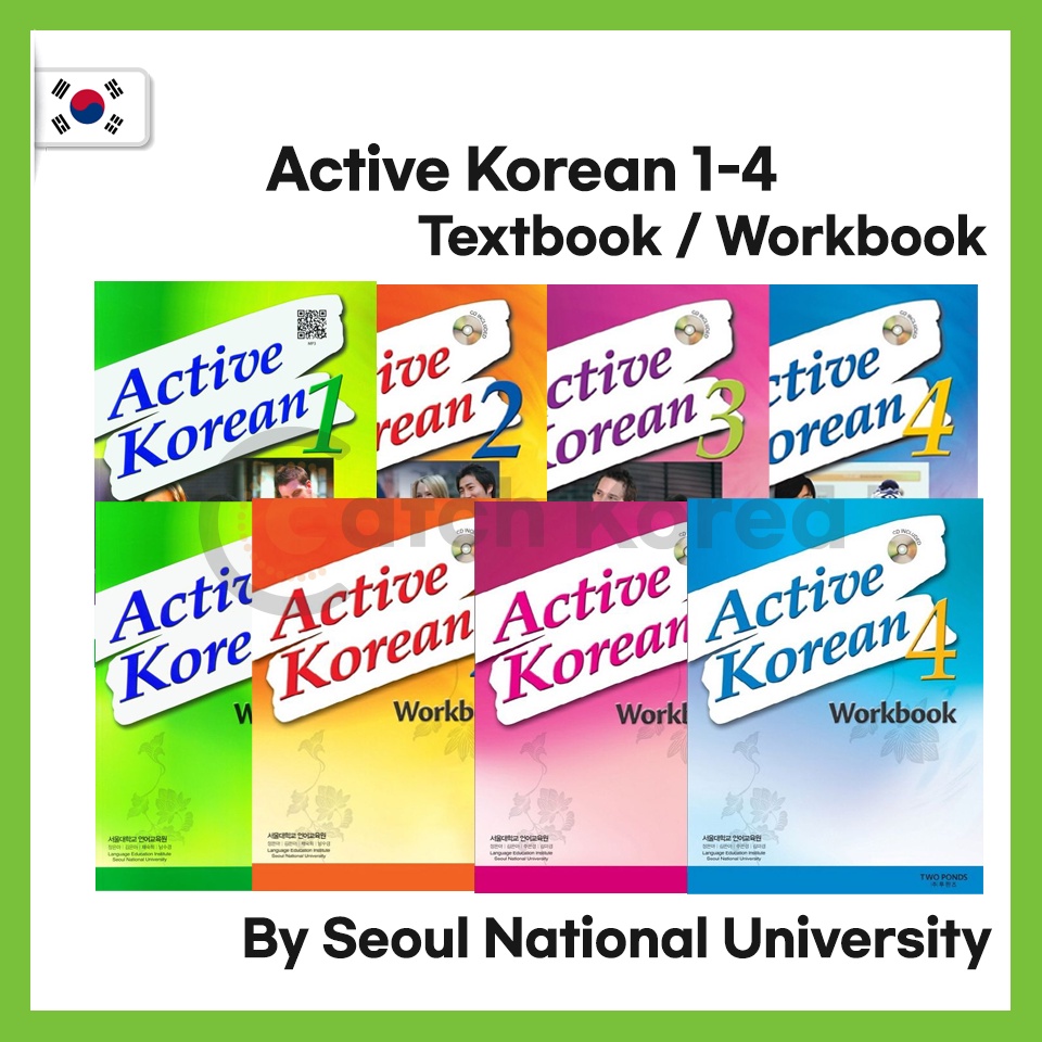 [Korea] Active Korean 1-4 Textbook, Workbook | Shopee Singapore