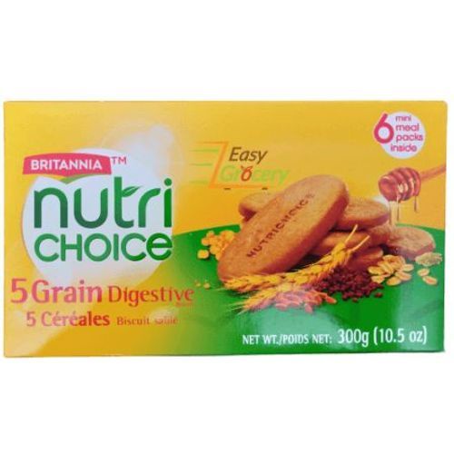 Britannia Nutri Choice 5 Grain Digestive Biscuits 300g | Shopee Singapore