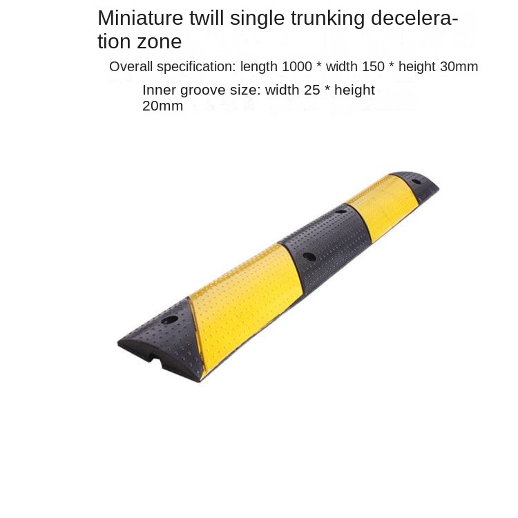 Trunking Deceleration Zone Rubber PVC Cable Wire Guard Trunking Road ...