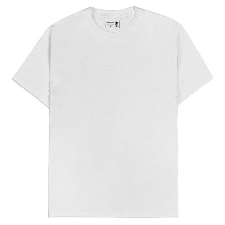 Plain Basic T-Shirt - True White (Regular Cotton 30s PLAIN T-Shirt ...