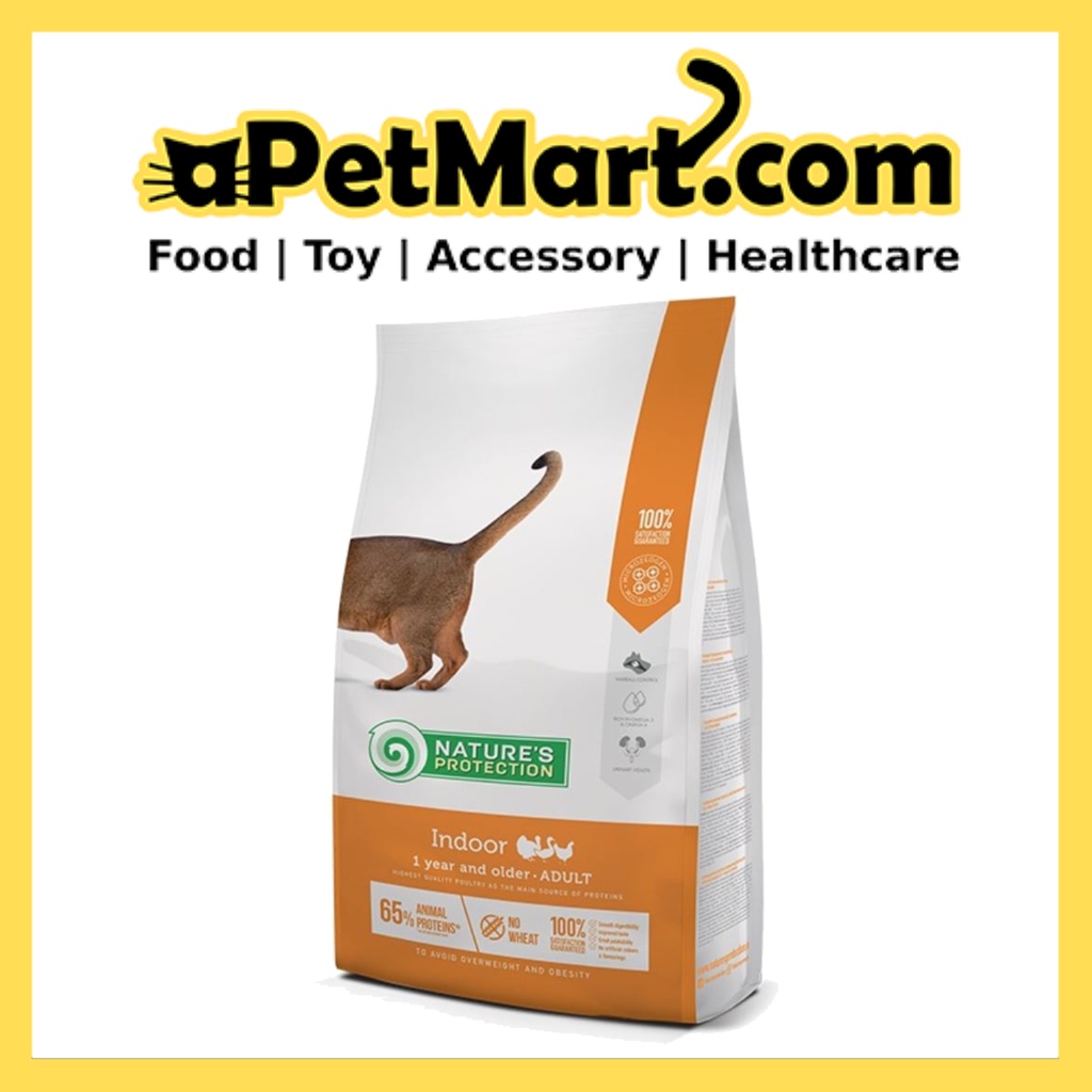 Nature's Protection Indoor Adult Cat 7kg | Shopee Singapore