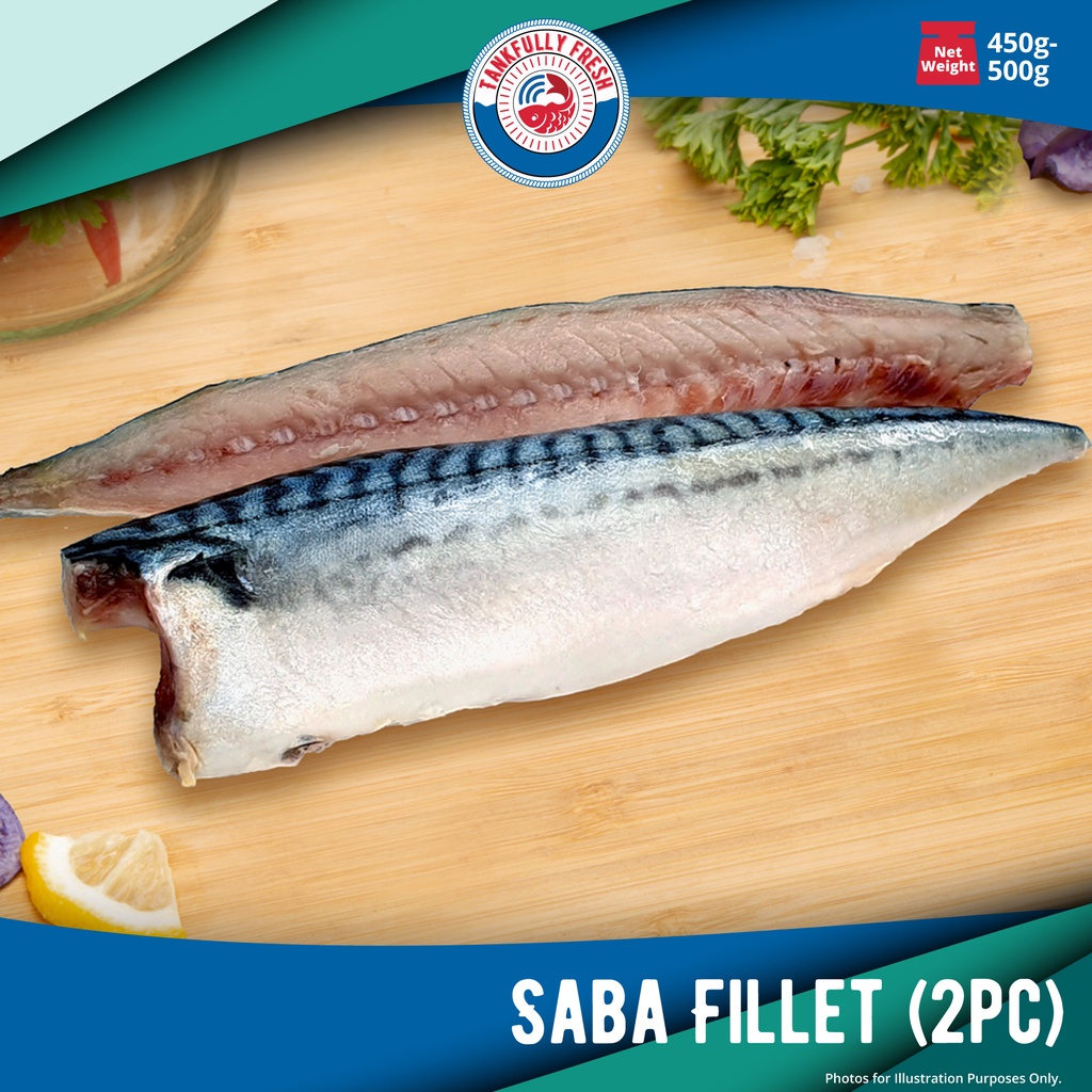 [Tankfully Fresh] Frozen Saba Fillet 沙巴鱼片 (450g-500g) | Shopee Singapore