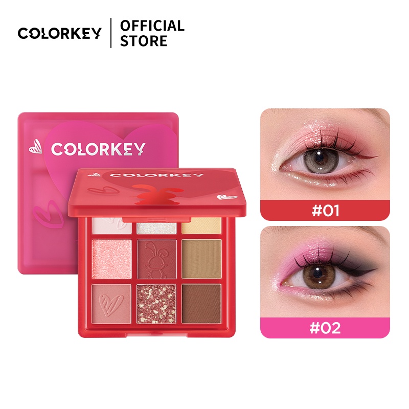 Colorkey The Years Of Rabbit Limited 9 Shades Eyeshadow Palette Matte ...