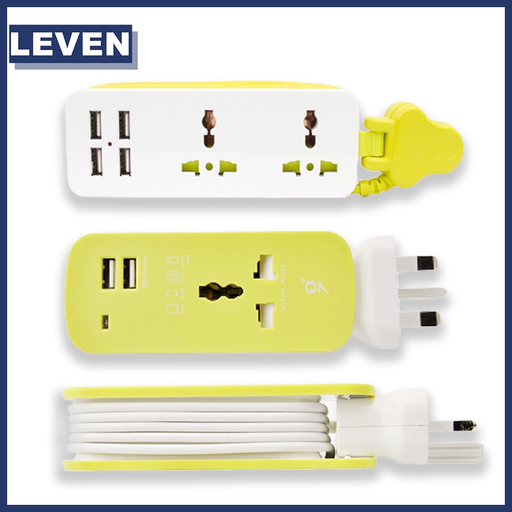 1.5m Power Strip with USB Port UK SG MY Plug Travel Adapter Mobile ...
